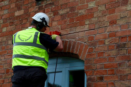 Masonry arch circumferential beam end fixing using helical bar – Strucsol